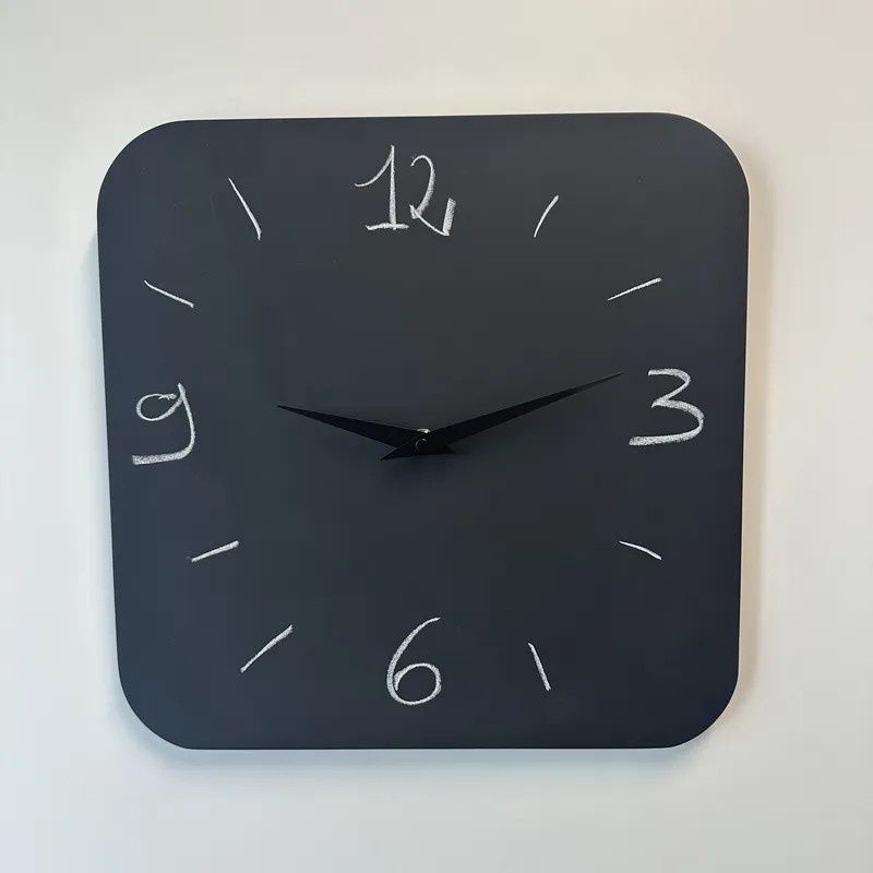 LAVA CLOCK painted wood wall clock blackboard - Wdesign